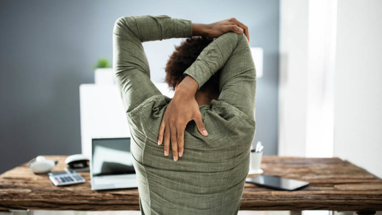 Fitness Fix: How to Correct Computer Slouch