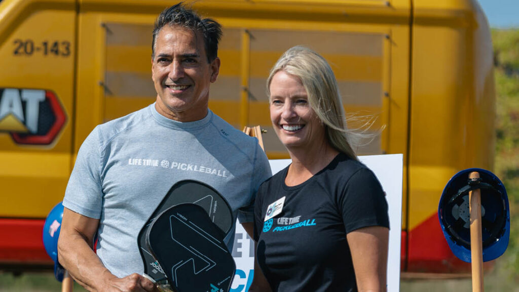 Life Time Breaks Ground on its First Ground-Up Pickleball Club